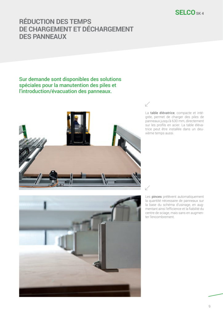 Scies à panneaux à commande numérique SELCO SK4 - Etablissement Mohamed ...