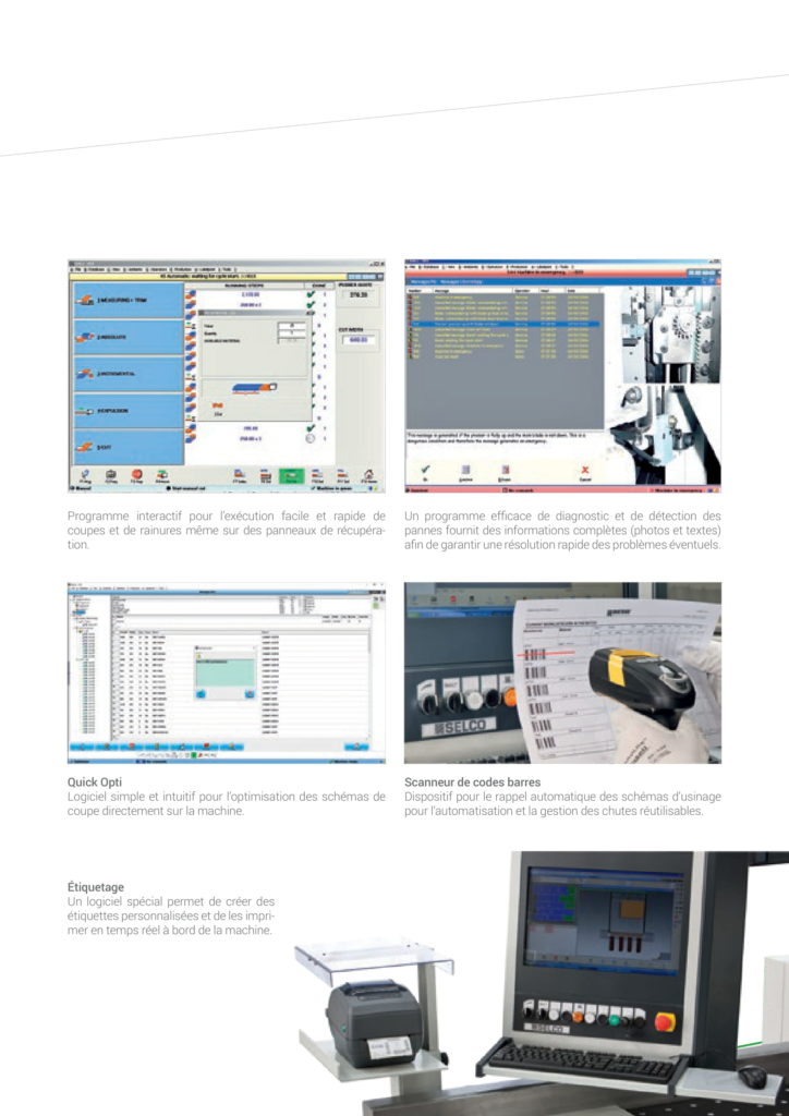 Scies à panneaux à commande numérique SELCO SK4 - Etablissement Mohamed ...