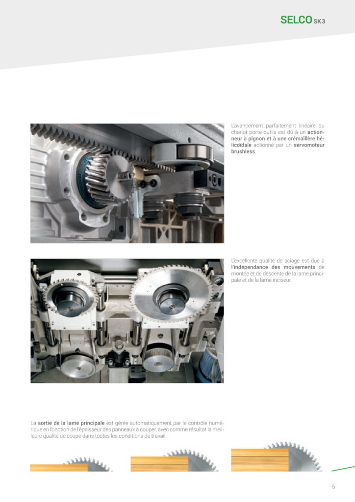 Centre de sciage à contrôle numérique SELCO SK3 - Etablissement Mohamed ...